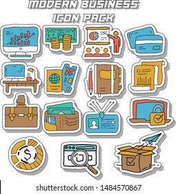 Cool Hand Drawing Doodle Business Finance Stock Vector (Royalty Free ...