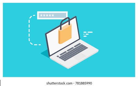 Cool Icon Access User Account Authorization Stock Vector (Royalty Free ...