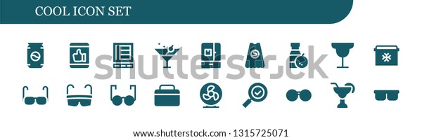 Cool Icon Set 18 Filled Cool: เวกเตอร์สต็อก (ปลอดค่าลิขสิทธิ์ ...