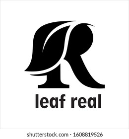 Cool Leaf Real Logo Icon Stock Vector (Royalty Free) 1608819526 ...