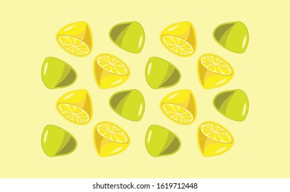 Cool Lemon Wallpaper You: vector de stock (libre de regalías ...