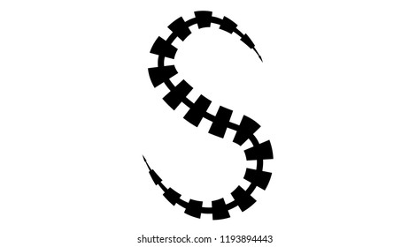 Cool Letter S Stock Vector (Royalty Free) 1193894443 | Shutterstock