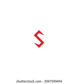 Cool Letter S Simple Symbol Logo Stock Vector (Royalty Free) 2047590494 ...