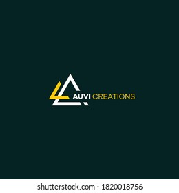 Cool Modern Logo Initials Ac Design Stock Vector (Royalty Free ...