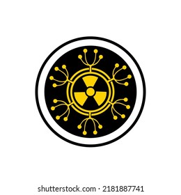 Cool Modern Nuclear Logo Stock Vector (Royalty Free) 2181887741 ...