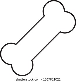 Cool Outline Icon Design Bone Stock Vector (Royalty Free) 1567921021 ...
