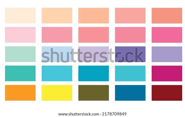 Cool Pantone Color Guide Baby Color: เวกเตอร์สต็อก (ปลอดค่าลิขสิทธิ์ ...