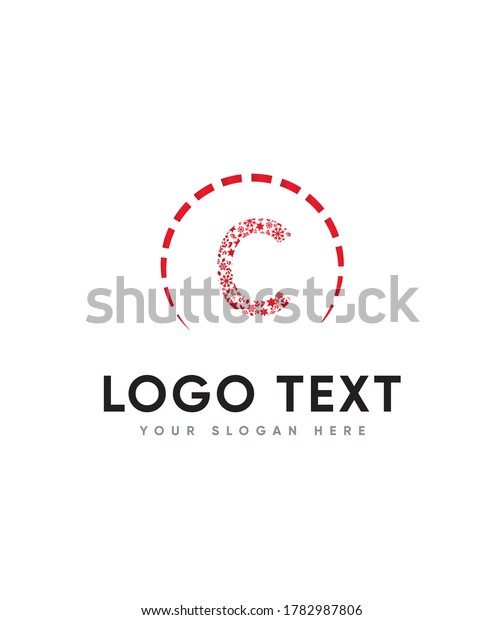 Cool Playful Letter Type C Logo Stock Vector (Royalty Free) 1782987806 ...