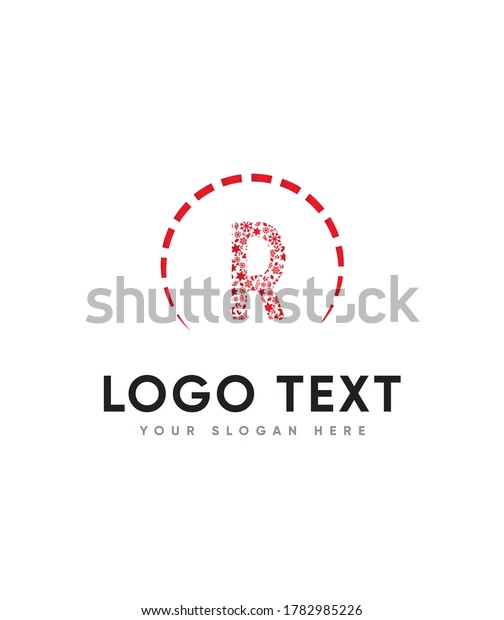 Cool Playful Letter Type R Logo Stock Vector (Royalty Free) 1782985226 ...