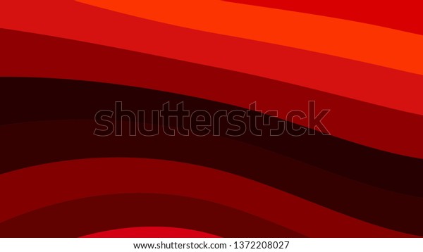 Cool Red Curved Stripes Background Stock Vector (Royalty Free) 1372208027