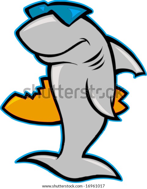 Cool Shark Stock Vector (Royalty Free) 16961017 | Shutterstock