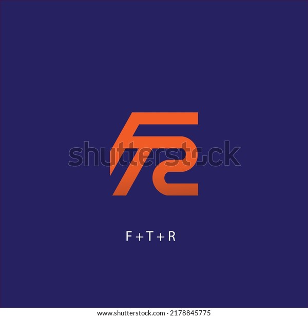Cool Simple Letter F T R Stock Vector (Royalty Free) 2178845775 ...