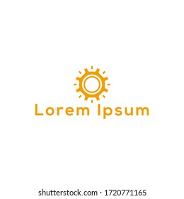 Cool Simple Sun Logo Vector Stock Vector (Royalty Free) 1720771165 ...