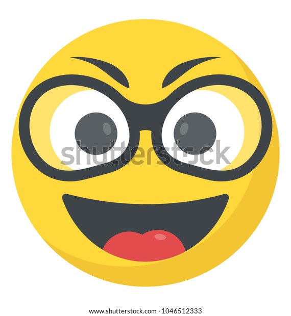 Cool Smiley Face Like Boss Concept Stock Vector (Royalty Free ...