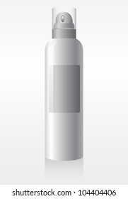 Cool Spray Gray Can Bottle Paint Stock Vector (Royalty Free) 104404406 ...