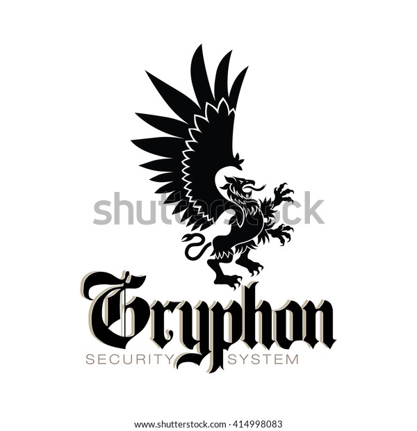 Cool Strong Gryphon Icon Design Vector Stock Vector (Royalty Free ...