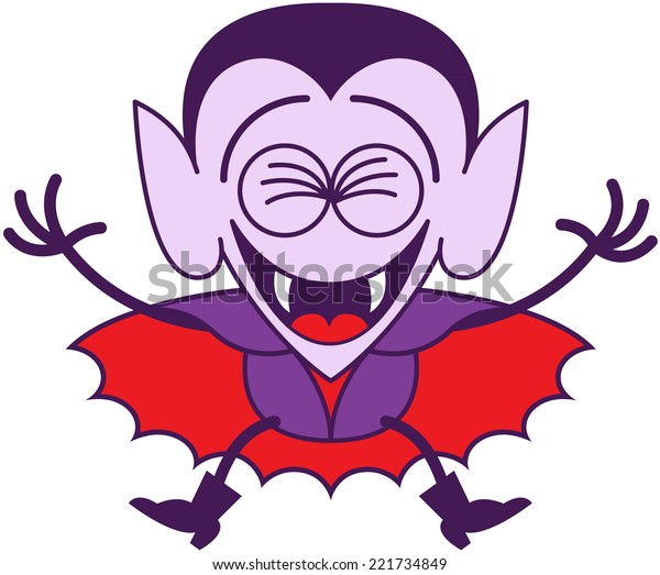 Cool Vampire Minimalist Style Pointy Ears Stock Vector (Royalty Free ...