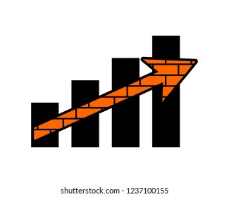 Coolest Minimalist Black Chart Diagram Design Stock Vector (Royalty ...