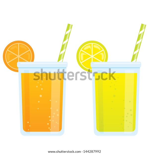 Cooling Cartoon Tonic Beverages Cold Refreshing Stock Vector (Royalty ...