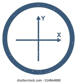 Coordinate Axis Rubber Seal Stamp Watermark Stock Vector (Royalty Free ...