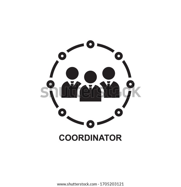 Coordinator Icon Leadership Icon Vector Stock Vector (Royalty Free ...