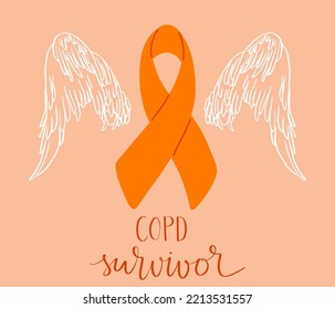 Copd Chronic Obstructive Pulmonary Disease Awareness Stock Vector ...