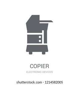 Copier Icon Trendy Copier Logo Concept Stock Vector (Royalty Free ...