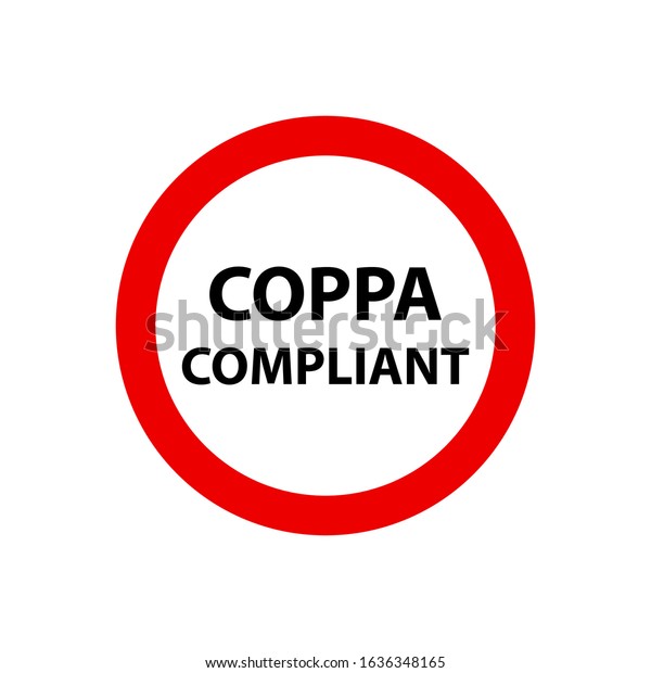 Coppa Compliant Icon Symbol Simple Design Stock Vector (Royalty Free ...