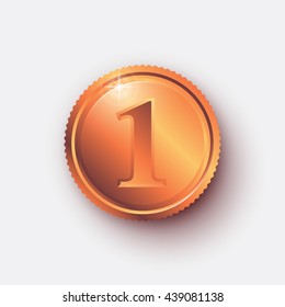 Coin On Transparent Background: เวกเตอร์สต็อก (ปลอดค่าลิขสิทธิ์ ...