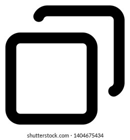 Copy Button Icon Outline Style Vector Stock Vector (Royalty Free ...