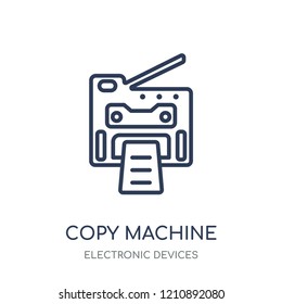 Copy Machine Icon Copy Machine Linear Stock Vector (Royalty Free ...