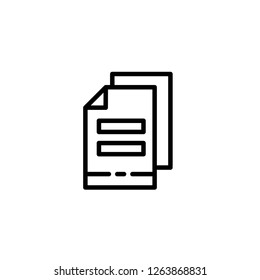 Copy Paste Icon App User Interface Stock Vector (Royalty Free ...