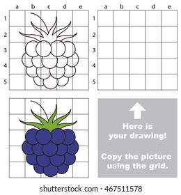 Copy Picture Using Grid Lines Easy Stock Vector (Royalty Free ...