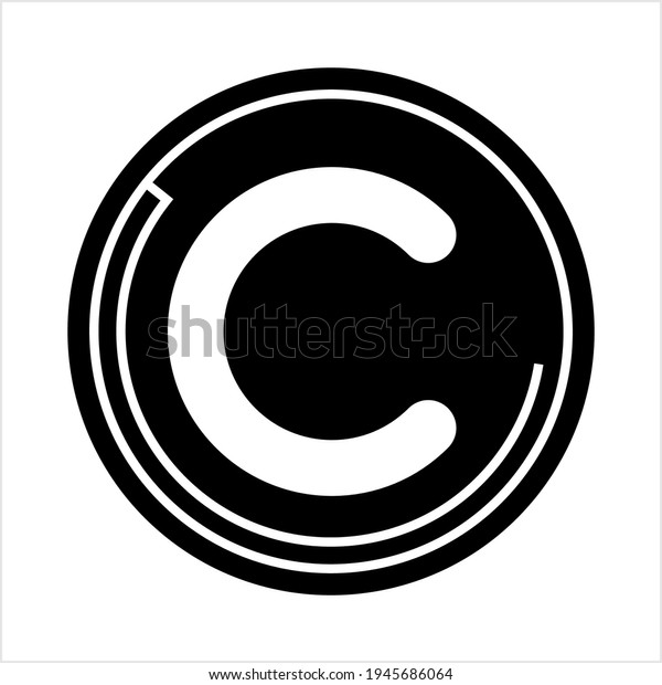 Copyright Icon Copyright Letter C Symbol Stock Vector (Royalty Free ...