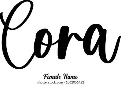 49 Cora Lettering Images, Stock Photos & Vectors | Shutterstock