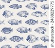 190,107 Line Art Fish Royalty-Free Images, Stock Photos & Pictures ...
