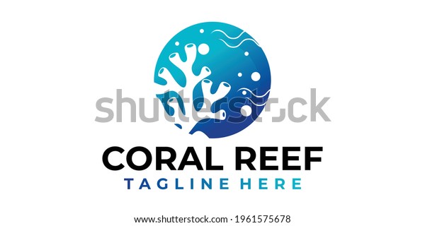 Coral Logo Icon Vector Isolated Stock Vector (Royalty Free) 1961575678 ...