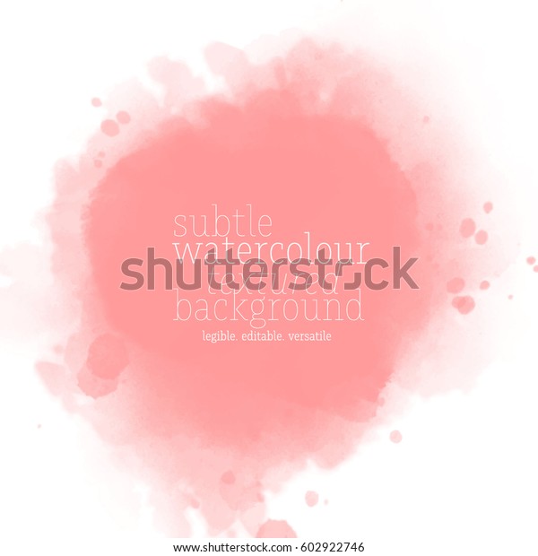 Coral Watercolor Background Stock Vector (Royalty Free) 602922746
