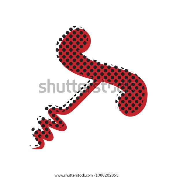 Corkscrew Sign Illustration Vector Brown Icon Stock Vector (Royalty ...