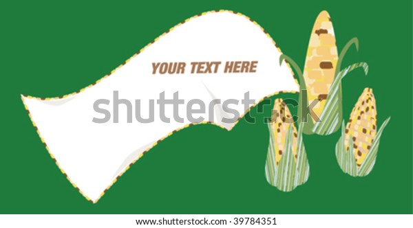 Corn Banner Stock Vector (Royalty Free) 39784351 | Shutterstock