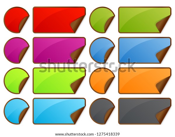 Corner Label Illustration Stock Vector (Royalty Free) 1275418339 ...