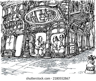 783 Street corner sketch Images, Stock Photos & Vectors | Shutterstock