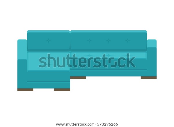 Corner Sofa Icon Minimalistic Style Furniture Stock Vector (Royalty ...