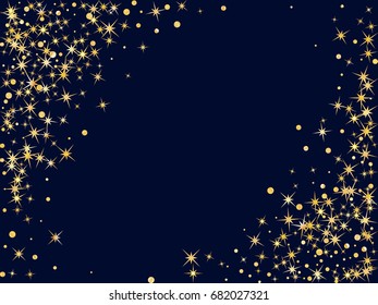 Vektor Stok Gold Star Corners Vector Pattern On (Tanpa Royalti ...