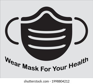 Corona Face Mask Icon Vector Stock Vector (Royalty Free) 1998804212 ...