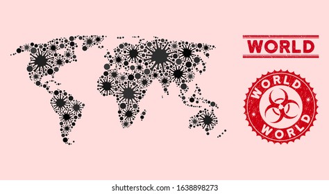 World map watermark : 1 465 images, photos et images vectorielles de ...