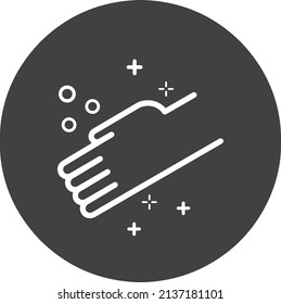 Coronavirus Prevention Icon Clean Your Hands Stock Vector (Royalty Free ...