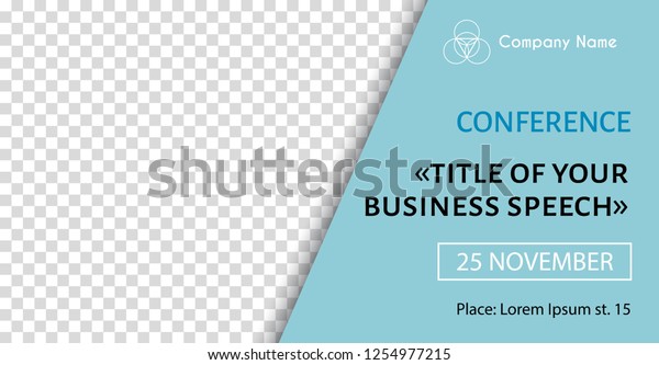 Corporate Announcement Banner Template Vector Flyer Stock Vector ...