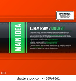 Corporate Business Text Background Template Useful Stock Vector ...