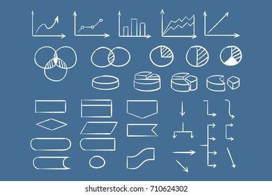 Corporate Charts Shapes Stock Vector (Royalty Free) 710624302 ...